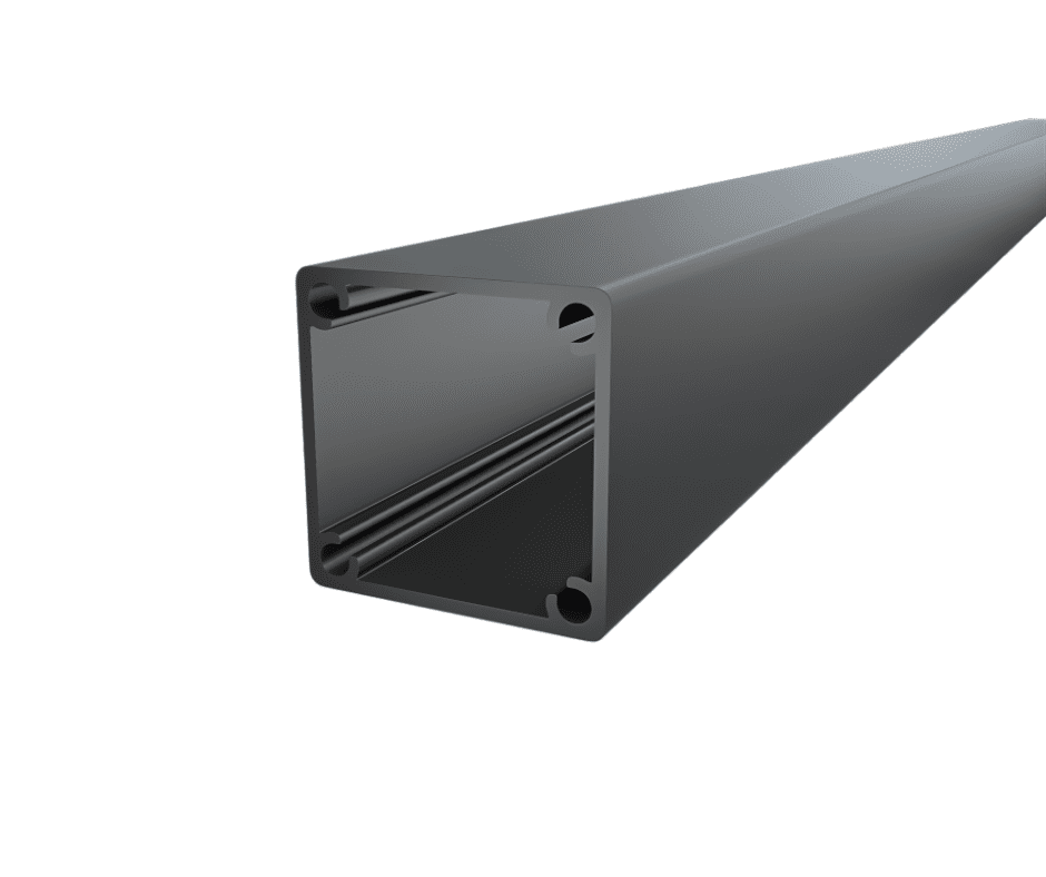 2″ x 2″ x 8 ft Post 080 HD Aluminum | Low-Maintenance Fence Post