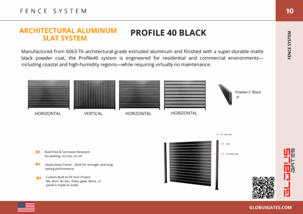 Globus Gates Design Guide Catalog - Fence company in Los Angeles